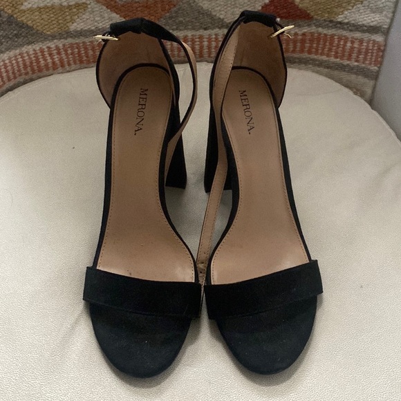 Merona | Shoes | Merona Size 82 Black Heel | Poshmark
